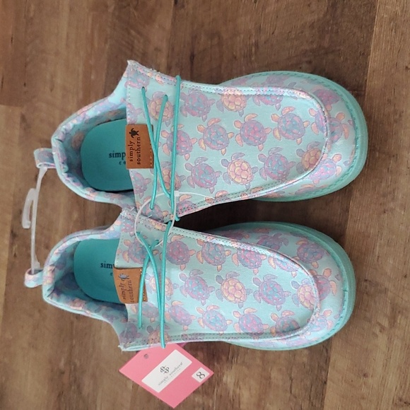 Simply Southern | Shoes | Nwt Simply Southern Sea Turtle Slip On Shoes ...